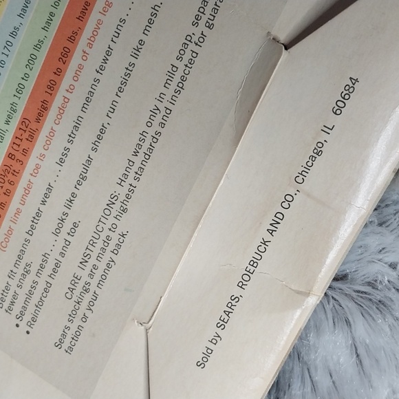 Sears | Accessories | Vintage 97s Sears Clingalon Ultra Sheer Stockings ...